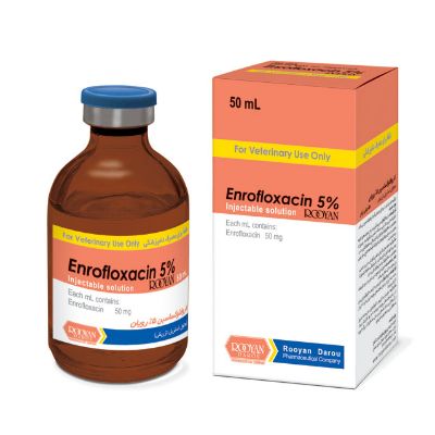 انروفلوکساسین 5% رویان | Enrofloxacin 5% Rooyan - رویان دارو