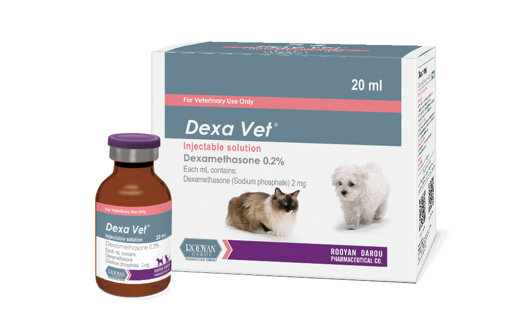 دگزا وت® | ®Dexa Vet - دگزامتازون 2/0% | dexamethasone 0.2%